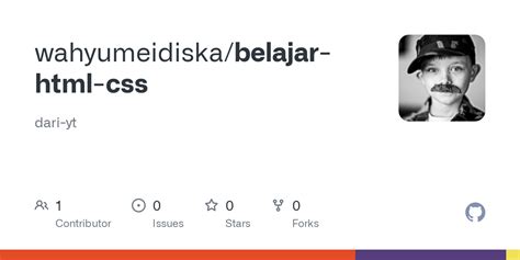Github Wahyumeidiska Belajar Html Css Dari Yt