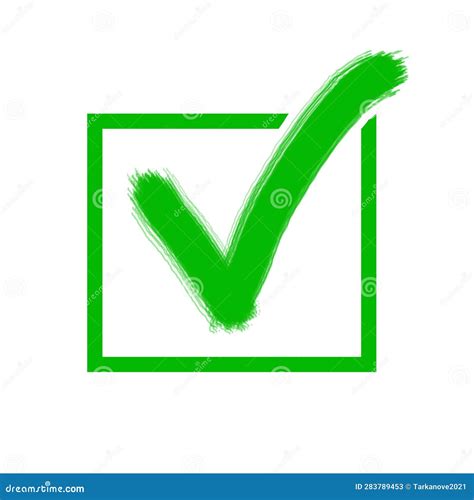Check Mark Stock Image Illustration Of Confirm Tick 283789453