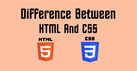 Difference Between HTML CSS In Tabular Form AHIRLABS