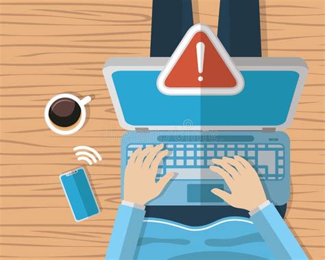 Technology Internet Security Flat Design Stock Illustration Illustration Of Vector Antivirus