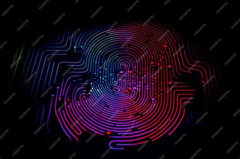 Premium Ai Image Explore The Fusion Of Cybersecurity And Biometrics
