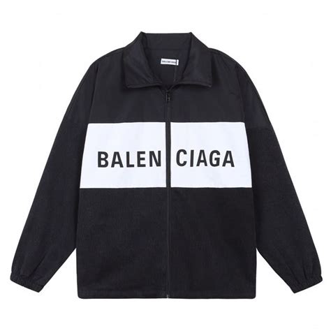 발렌시아가 Balenciaga 데님 스티치 윈드브레이커 재킷 남여 공용 쇼플렉스
