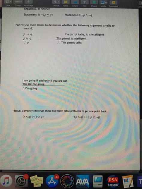 solved insert table chart text shape media comment part iv