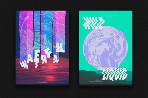 Transmission Warp Text Effects Design Cuts