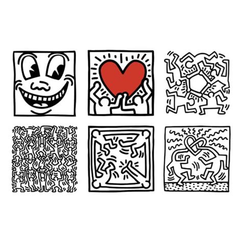 Vilac Keith Haring Wooden Cubes Hippychick
