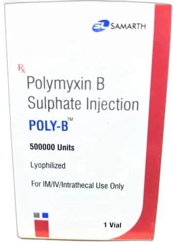 Polymyxin B Sulphate Injection 25 Mg At ₹ 550vial In Kolkata Id