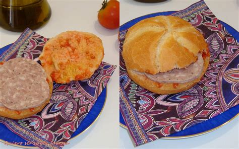 Quiero Ser SÚper Famosa Bocadillo De Butifarra Blanca Y Pan Con Tomate