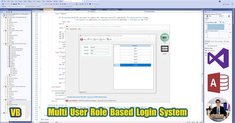 Vb Net Multi User Role Based Login System Ms Access