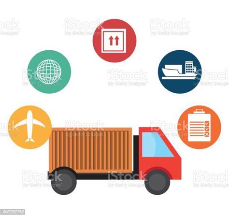 납품 및 물류 사업 개념에 대한 스톡 벡터 아트 및 기타 이미지 개념 경제 기사 출판 Istock