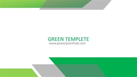 Simple Green Template For Powerpoint Free Powerpoint - vrogue.co