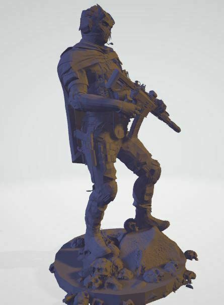 Stl File Ghost Condemned Mw2 👻・design To Download And 3d Print・cults