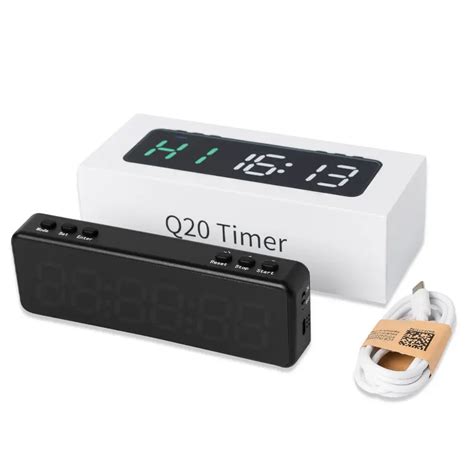 Klokke Og Timer Ata Q20 Mini Med App Kan Festes I Rigg Med