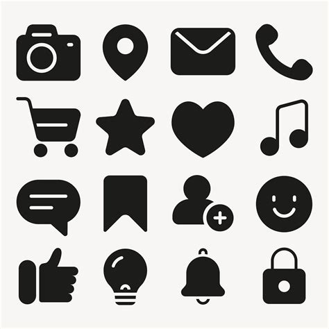 Essential Modern User Interface Icons Premium Psd Rawpixel