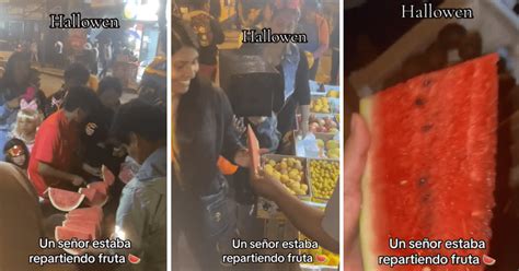 Tiktok Viral Vendedor Peruano Sorprendió Al Repartir Fruta En Vez De