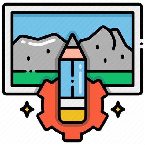 Photo Editing Services App Image Edit Process Icon Download On Iconfinder