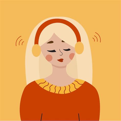 Premium Vector Vintage Retro Style Illustration Of A Woman In Asmr