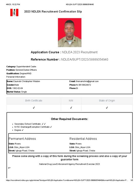 Ndlea Guarantor Form 2023 Printable Forms Free Online