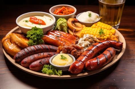 Premium AI Image A Plate Of Food