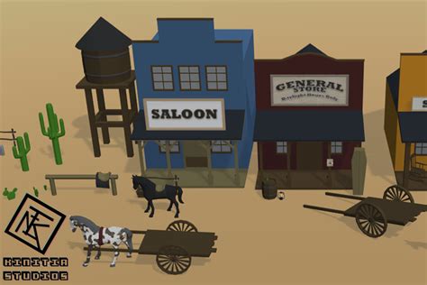 Spaghetti Western Pack 3d Historic Unity Asset Store