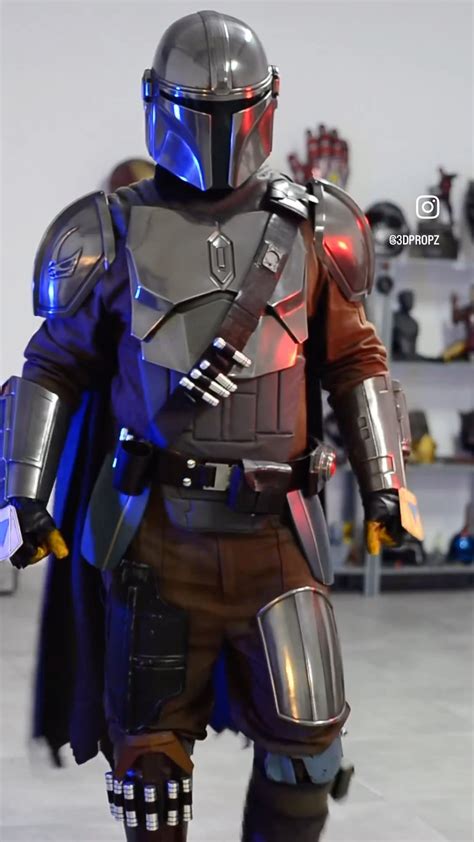 My Cold Metal Cast Beskar Armor From The Mandalorian Rstarwars