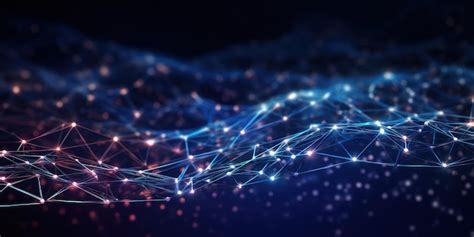Premium Photo Cyber Big Data Flow Blockchain Silver Data Fields