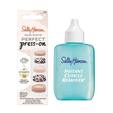 Sally Hansen Instant Cuticle Remover And Salon Effects Going Wild Press