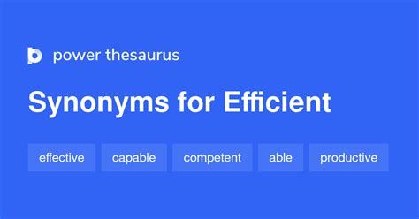 Efficient Synonyms 2 638 Similar Words And Phrases