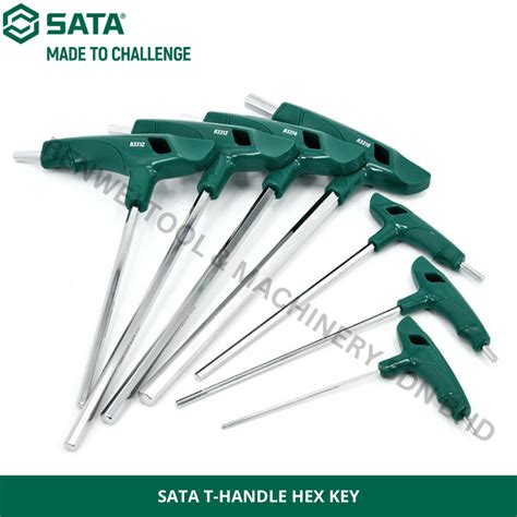 Sata T Handle Hex Key Allen Key Mm Size 2mm 2 5mm 3mm 4mm 5mm 6mm 7mm 8mm 10mm Shopee Malaysia