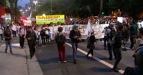 G1 Detidos Em Protesto Contra Falta D´água Em Sp São Liberados