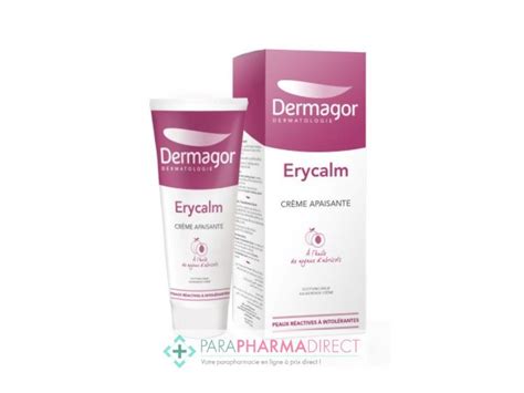 Dermagor Erycalm Crème Apaisante Peaux Réactives à Intolérantes 40ml