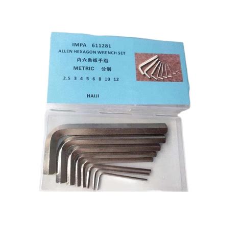 Hot Sela Hex Socket Set Impa Hexagon Key Hex Allen Wrench Hand Tools