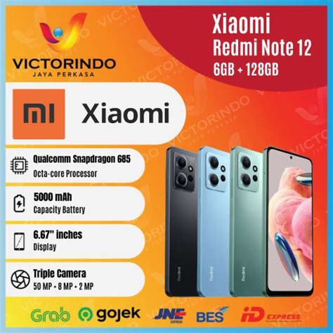 Promo Xiaomi Redmi Note 12 4G 6GB 128GB Garansi Resmi Diskon 2 Di Seller Victorindo