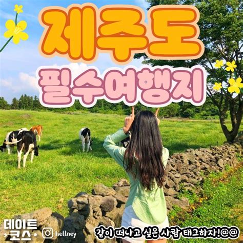 데이트코스 죽기 전에 꼭 가봐야 하는 제주도 여행지 7 🙋🏻‍♀️ 제주도 여행 계획있는 사람 다