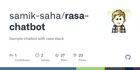 GitHub Samik Saha Rasa Chatbot Sample Chatbot With Rasa Stack