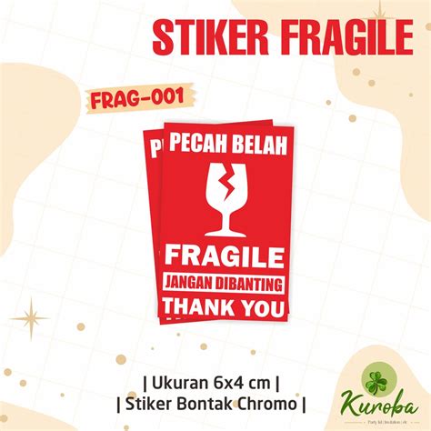 Jual STIKER FRAGILE KPOP LUCU MURAH JANGAN DIBANTING Shopee Indonesia
