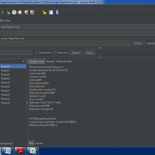 Listener View Result Tree For Google Test Plan View Result Tree For