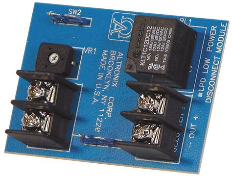 Altronix Low Power Disconnect Module 1224v Dc Low Power Disconnect