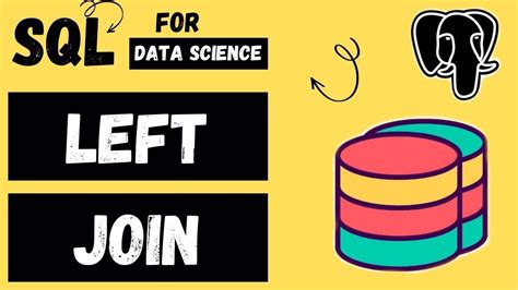 LEFT JOIN In SQL Tutorial 12 SQL Data Science Tutorials For