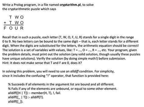 Write A Prolog Program In A File Named