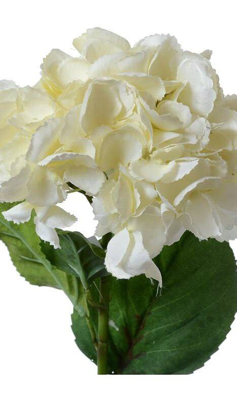 33 Silk Hydrangea Spray Cream