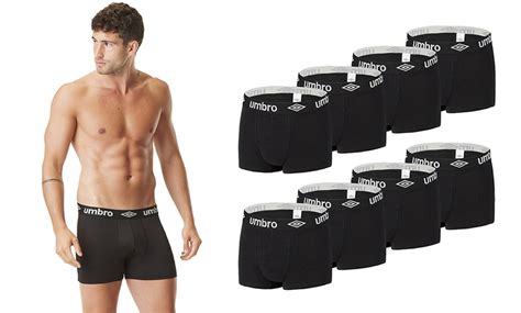 jusqu à Boxers homme coton Umbro noirs lot de ou Groupon