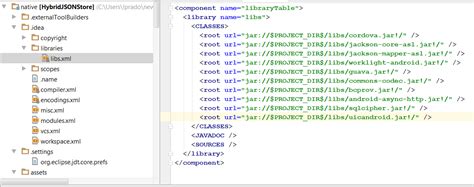 Javascript Jsonstore Mobilefirst 71 Error Javalangnoclassdeffounderror Comworklight