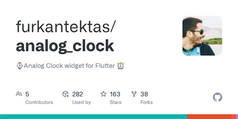 GitHub Furkantektas Analog Clock Analog Clock Widget For Flutter