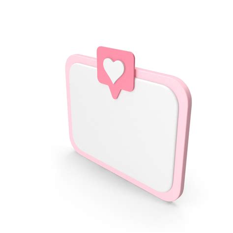 3d Notification Box Empty With Heart Png Images And Psds For Download