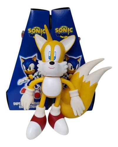 Boneco Vinil Sonic Tails Collection Articulado 23cm Parcelamento Sem