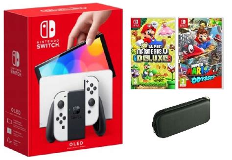 Unknown Konsola Nintendo Switch Oled Gry Mario Etui Kaina