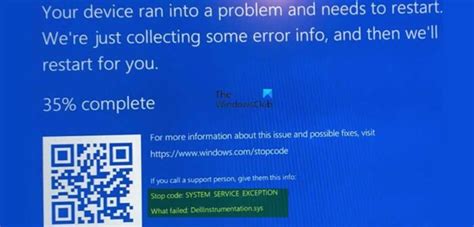 Dellinstrumentationsys Failed Blue Screen Error On Windows 1110