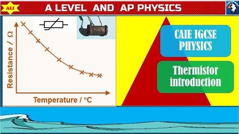 Caie Igcse Physics Thermistor And Its Resistance Against Temperature