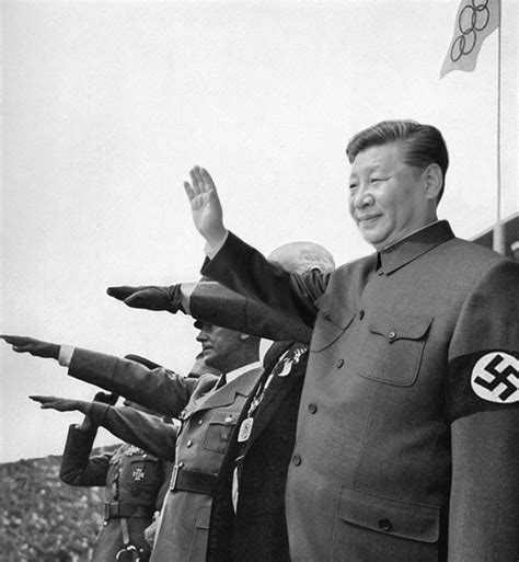 Xi Jinping Photoshopped Over Hitler Rpics