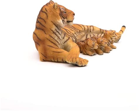 Lying Tigress Nursing 3 Cubs Figure A2z Science And Learning Toy Store